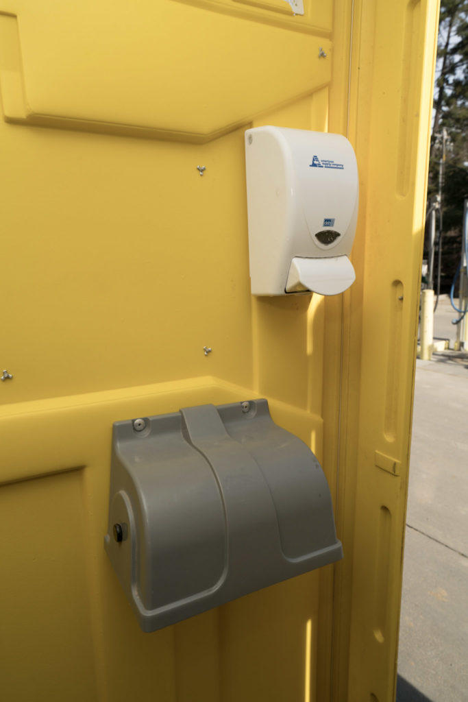 Standard Portable Restroom - Tom's Site Services